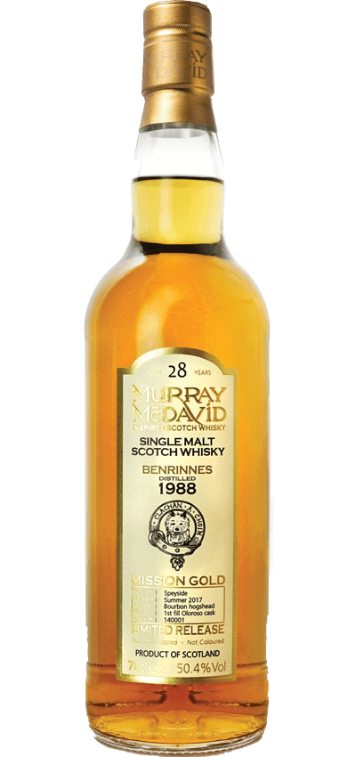 Mission Gold Benrinnes Summer 2017 | Murray McDavid Whisky
